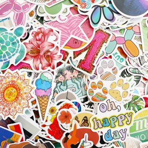 Cute Girly Aesthetic Mystery Sticker Pack, Teen Preppy Boho Trending ...