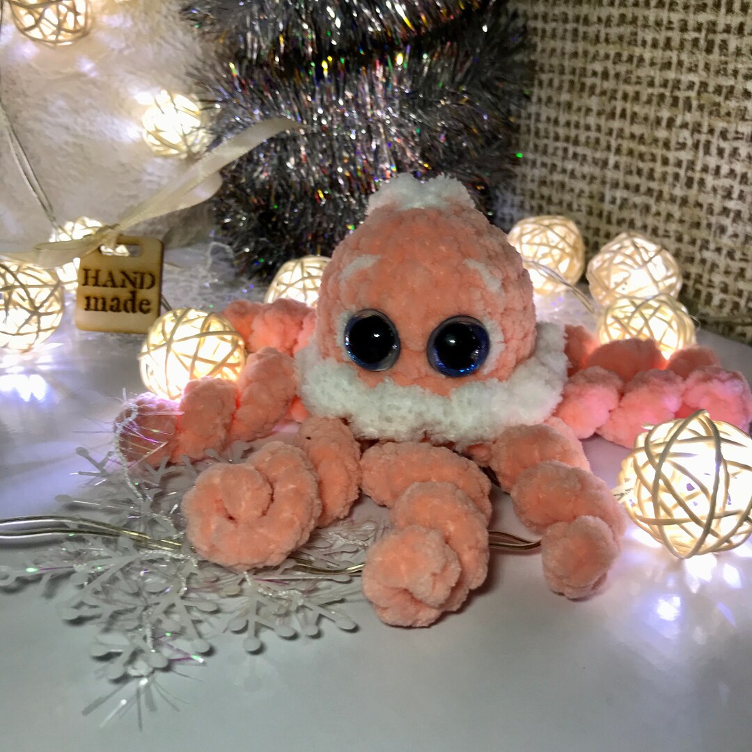Octopus Crochet Toy Octopus Teddy Sea Animal Crochet - Etsy