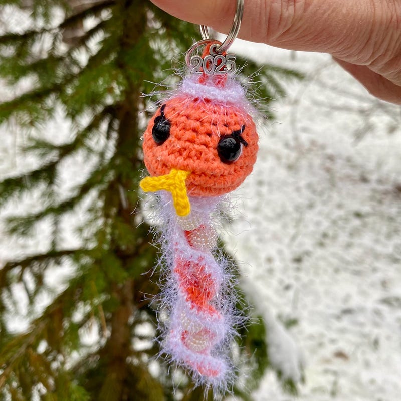 Snake Keychain - Etsy