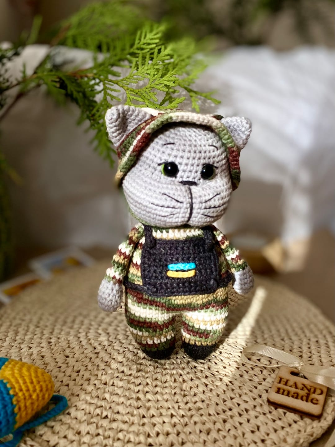 Ukrainian Military Cat, Souvenir From Ukraine, Cat ZSU Cotton Toy ...