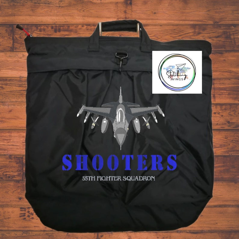 Custom Embroidered Pilot Helmet Bag - Etsy