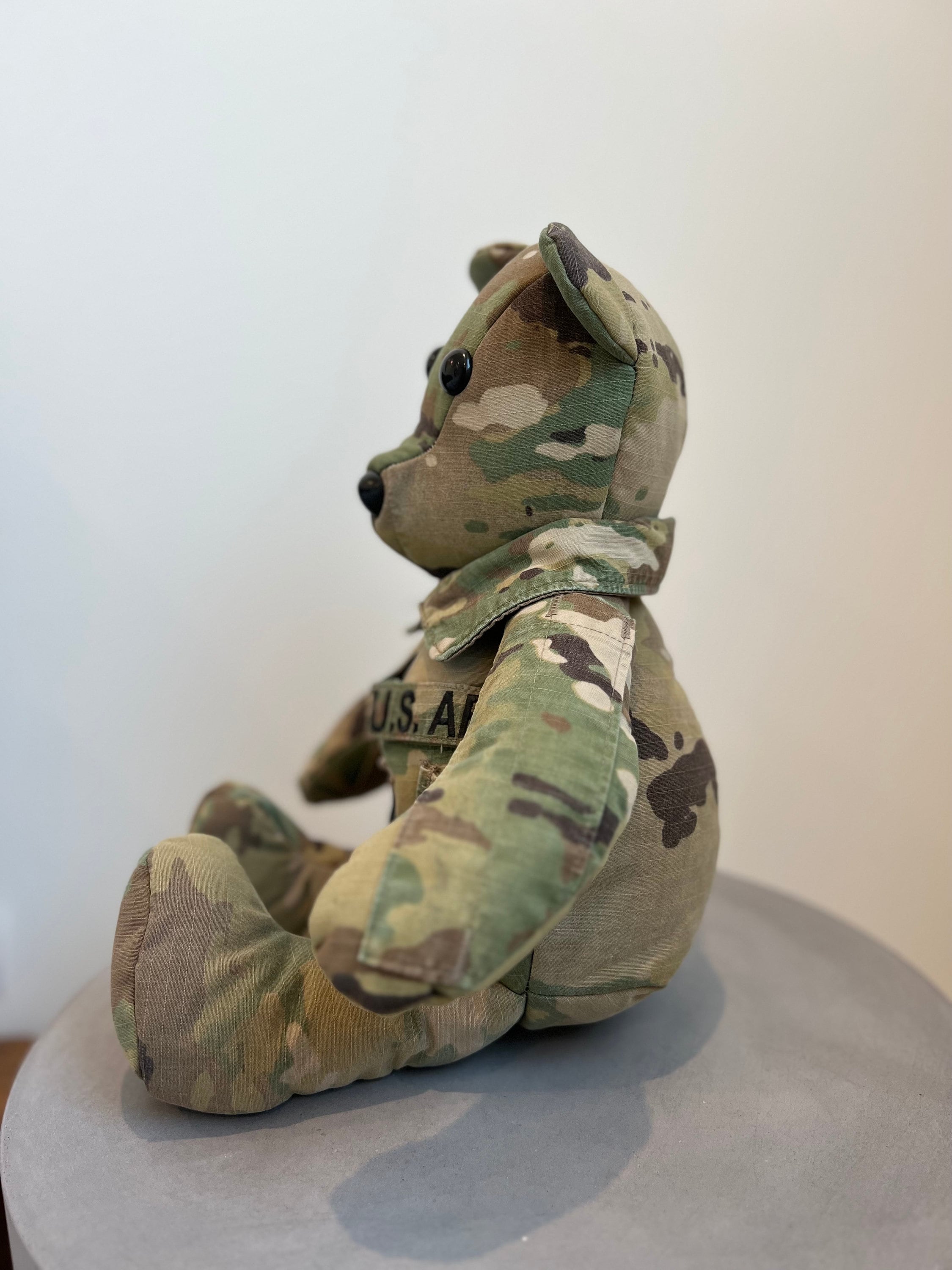 Military Memory Bear detailed, Handmade to Order, From Your Loved One's ...