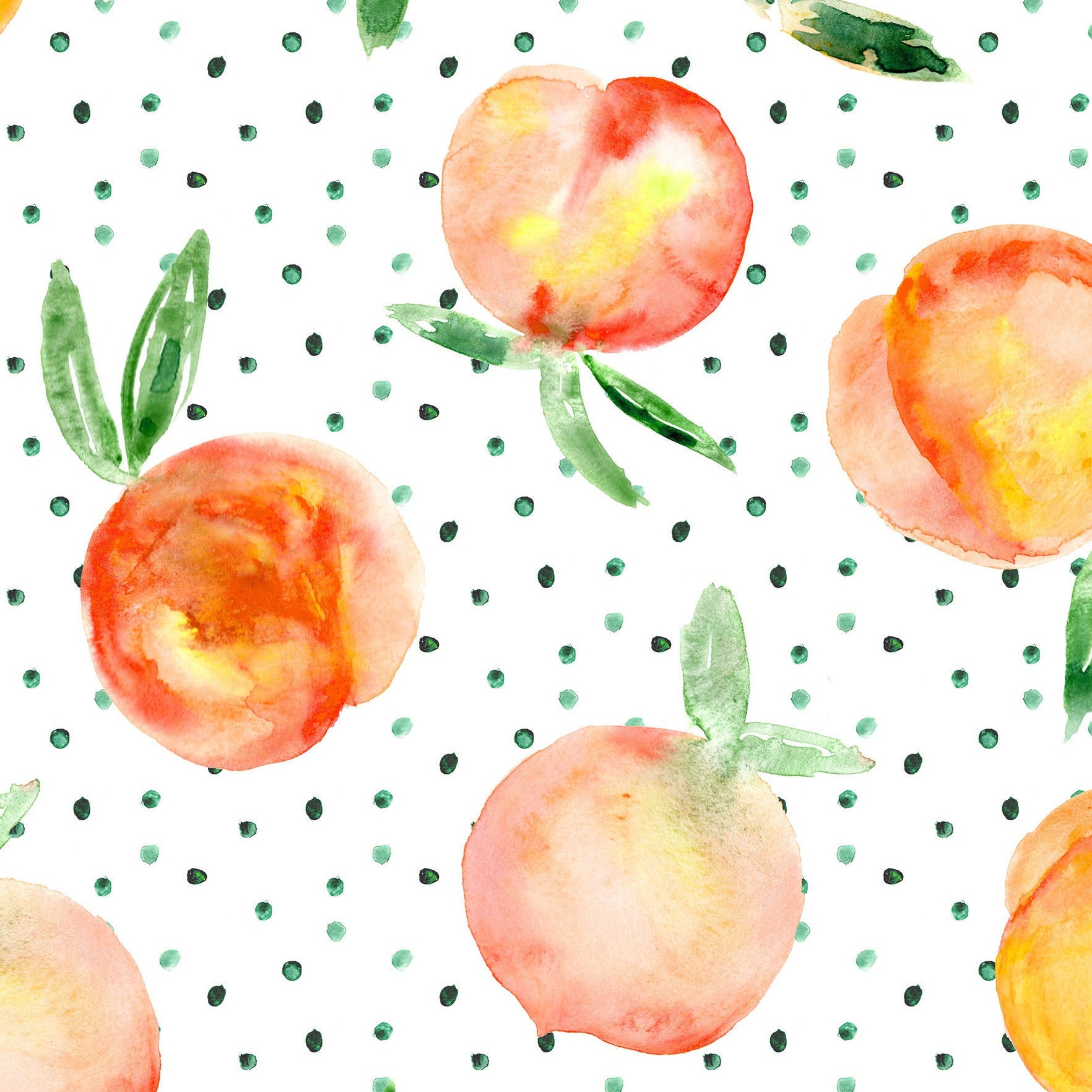 Bright and Colorful Peach Wallpaper. 2020 Wallpaper. Peel and Stick ...