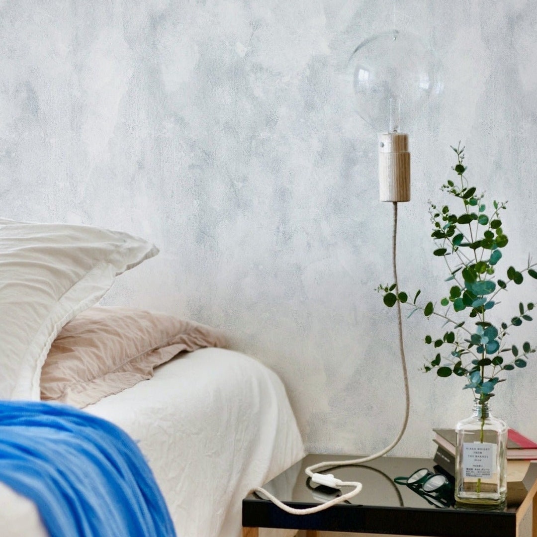 Pale Blue Sun Kiss Watercolour Wallpaper. Simple and Minimal 2022 ...