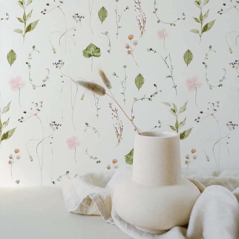 Ditsy Floral Wallpaper - Etsy