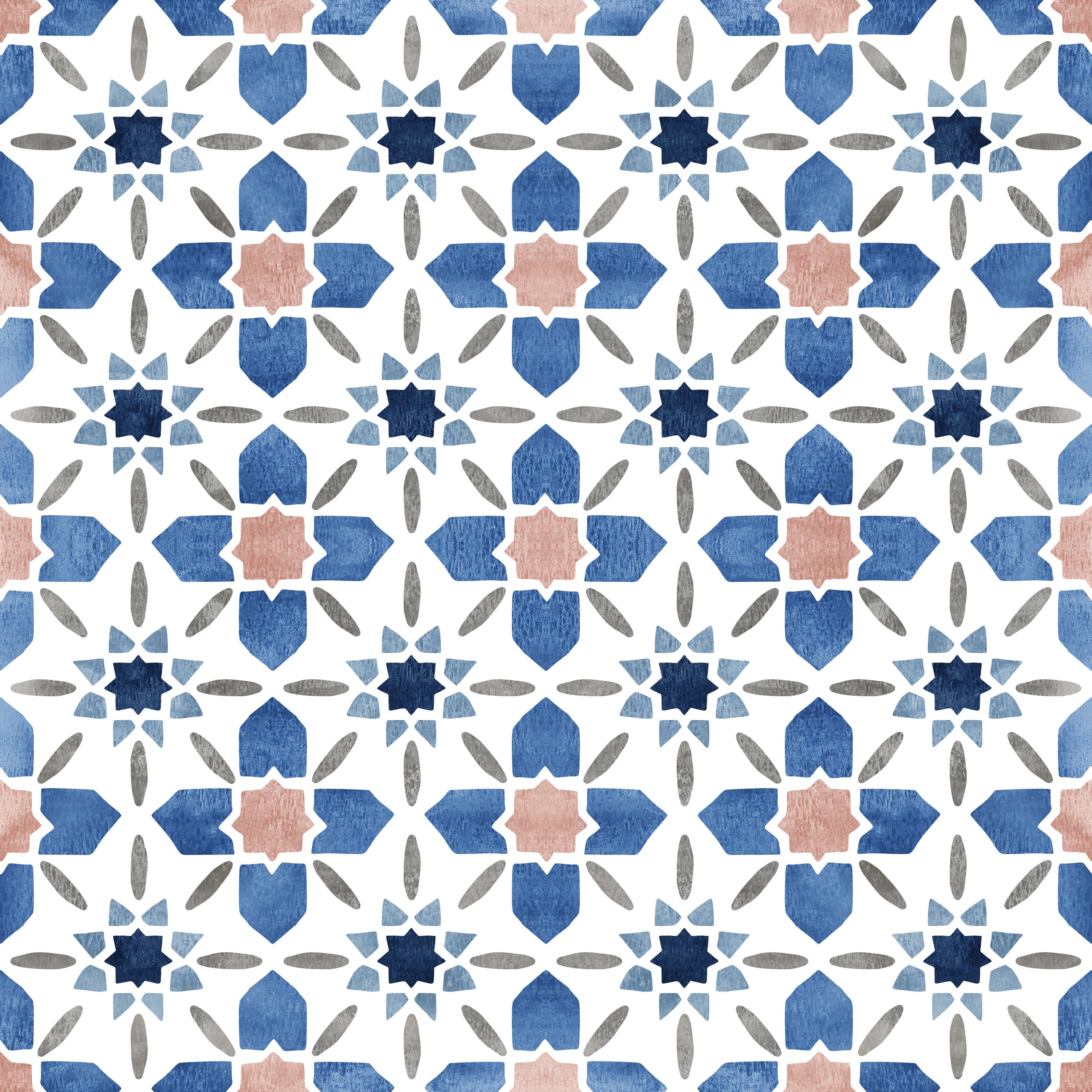 Bright Modern Tile Wallpaper. 2020 Wallpaper. Azulejos Tile Collection ...