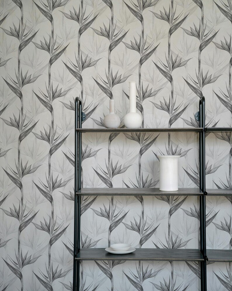 Botanical Inkscape Wallpaper. Removable Peel and Stick Wallpaper and ...