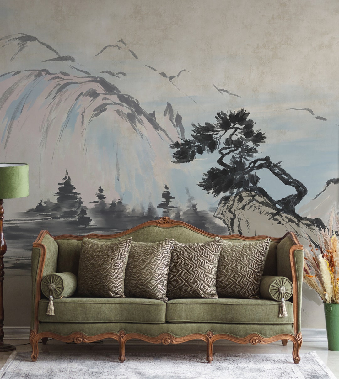 Eastern Magic Wallpaper Mural. Custom Wallpaper Mural. Bedroom Mural ...