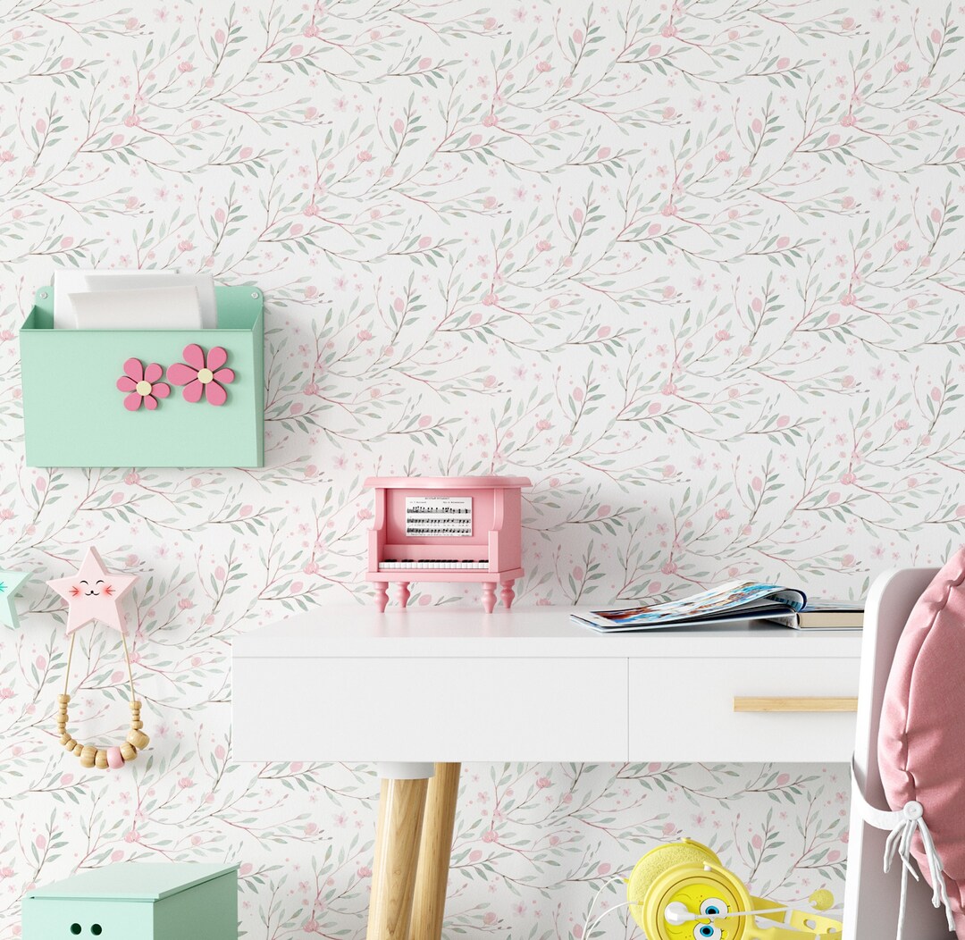 Spring Floral Wallpaper. 2023 Collection. Peel and Stick and ...