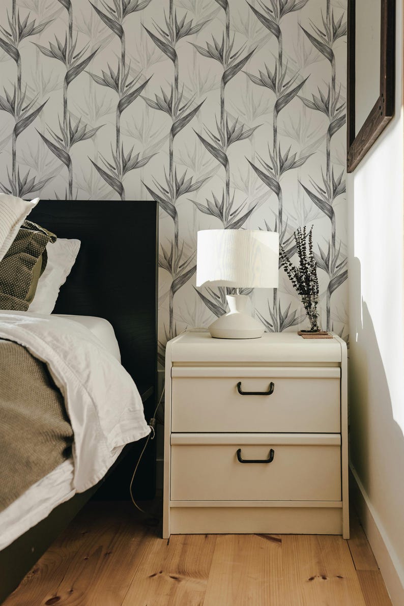 Botanical Inkscape Wallpaper. Removable Peel and Stick Wallpaper and ...