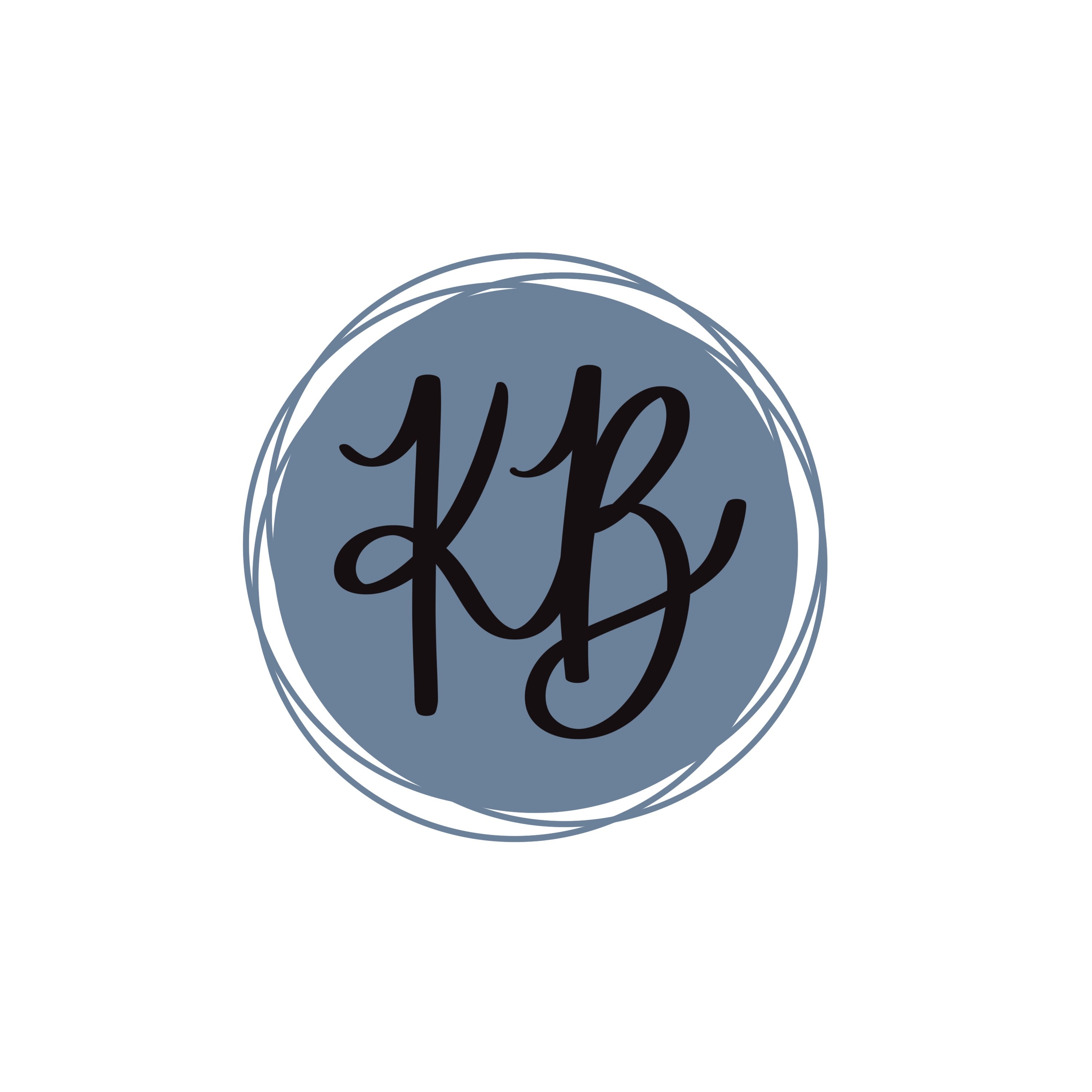 Hand Lettered Cute G-mail Profile Picture Thumbnail of Initials for ...