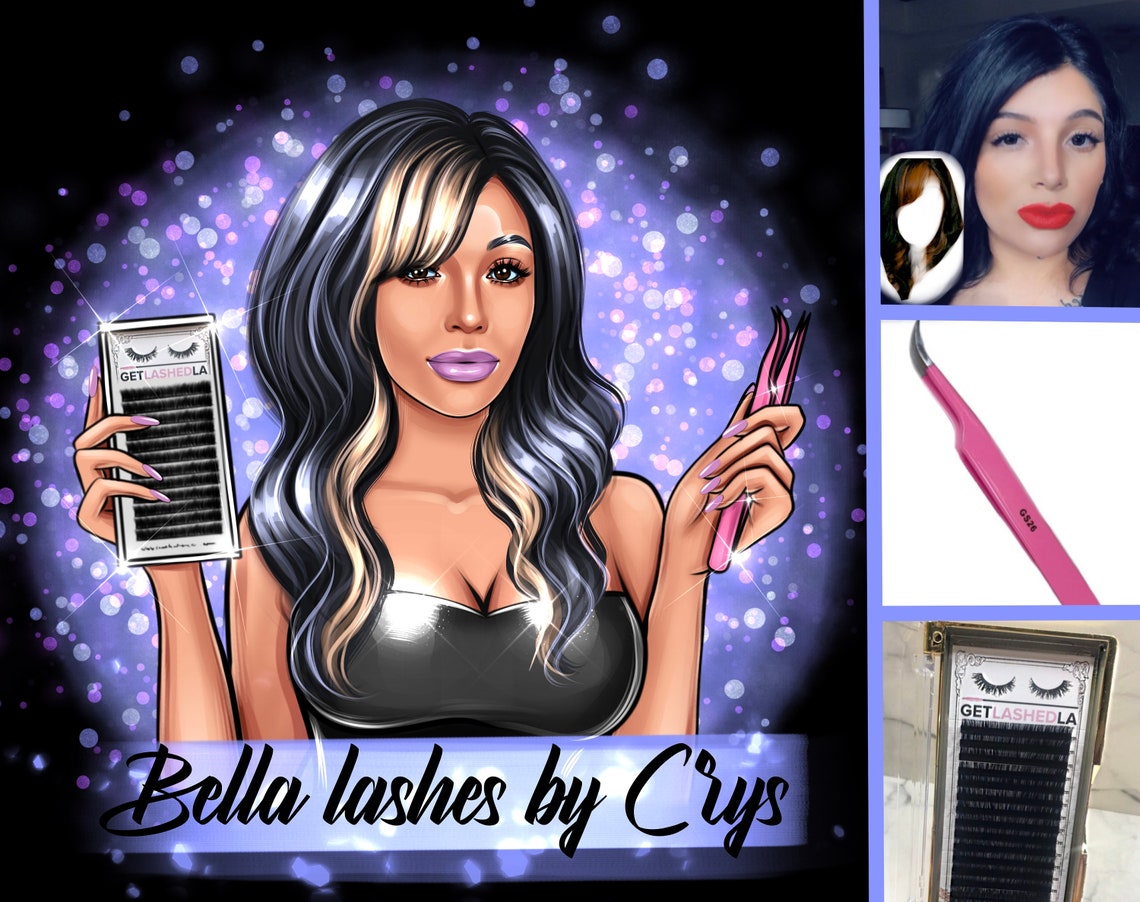 Lash Maker Logolash Designer Logolash Artist Logo Lash Tech - Etsy