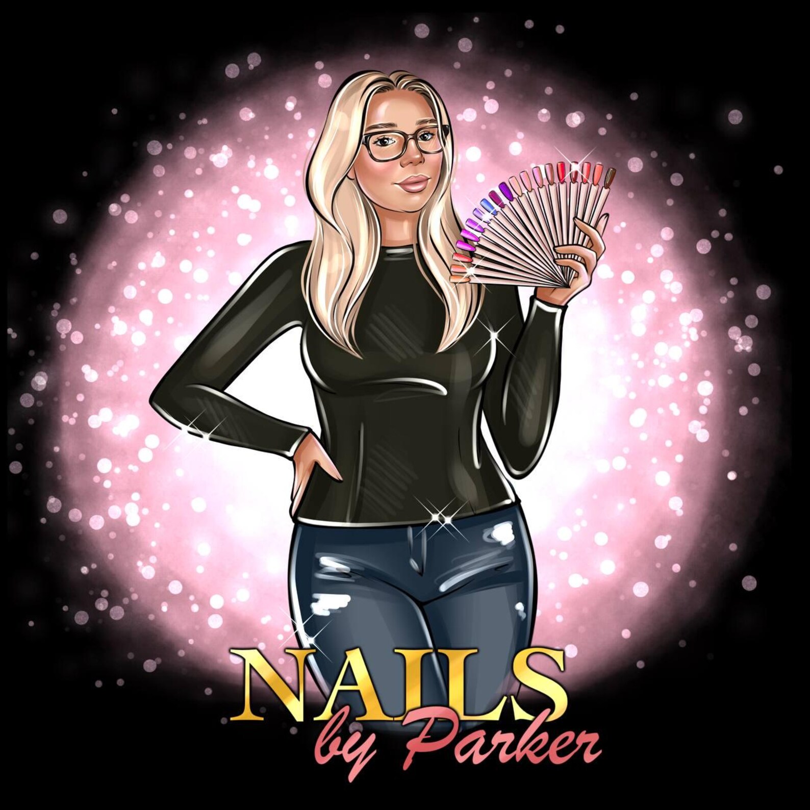 Nail Tech Logo,nail Artist Logo,nail Designer Logo,nail Saloon Logo ...
