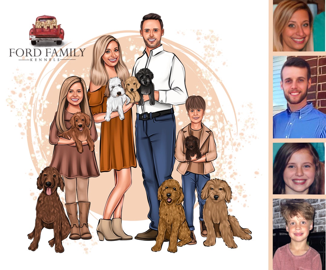 Family Business Logo,family Logo Design,group Logo Portrait,group ...