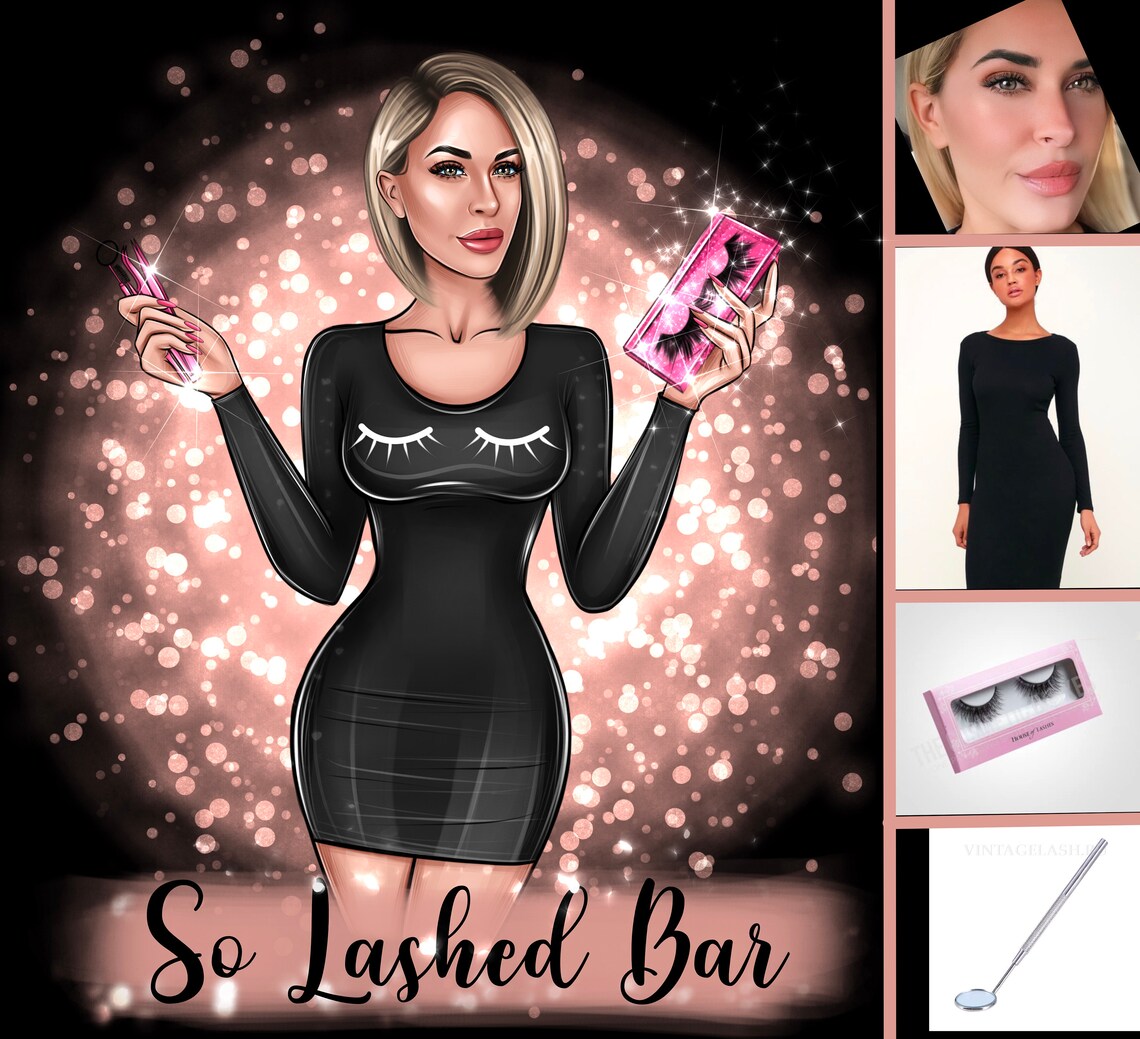 Lash Maker Logolash Designer Logolash Artist Logo Lash Tech - Etsy