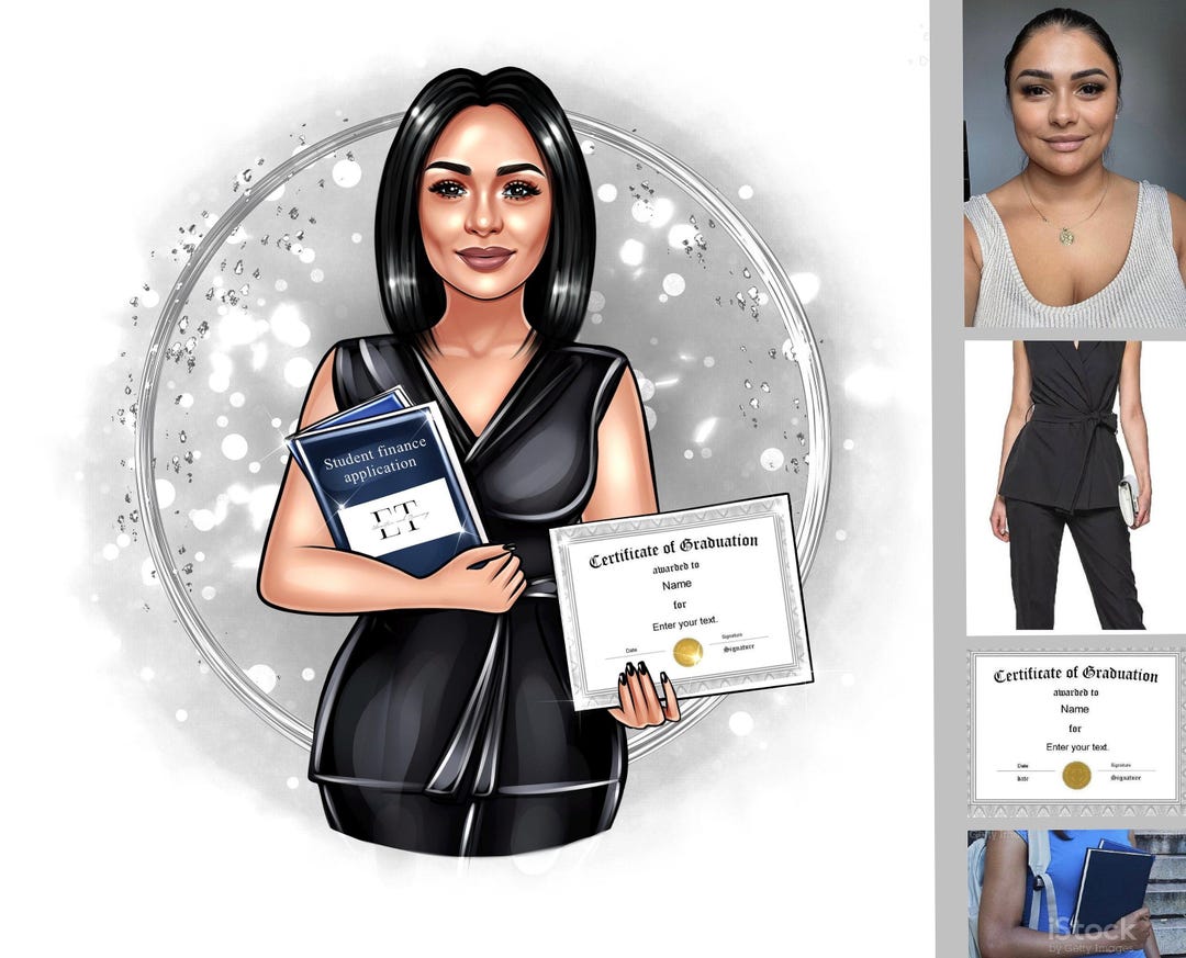 Teacher Logo Design, Business Logo Design,cartoon Portrait,custom ...