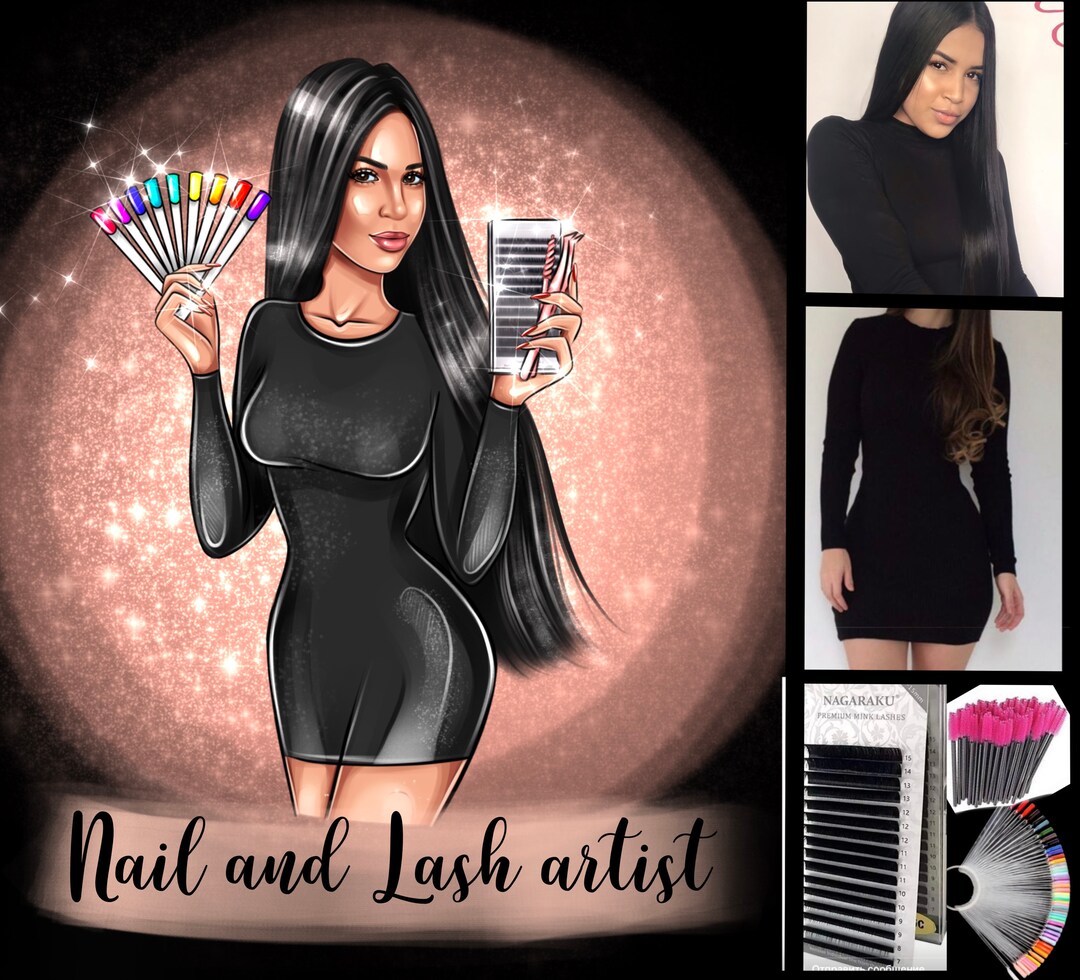 Nail Tech Logo,nail Artist Logo,nail Designer Logo,nail Saloon Logo ...