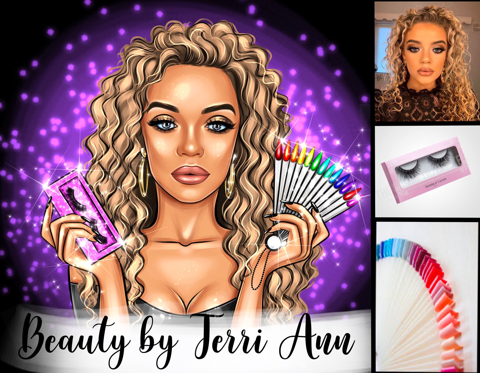 Actress Logo for Business,digital Portrait,cartoon Logo From Photo ...