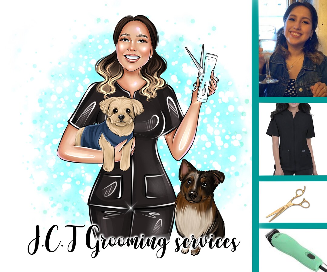 Pet Groomer Logo Design,pet Breeder Logo,dog Walker Logo,family Logo ...