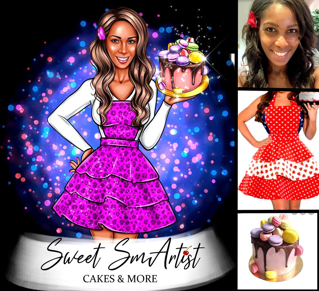 Bakery Cartoon Logo for Business Cute Cookie Logo Dessert Treats Logo ...