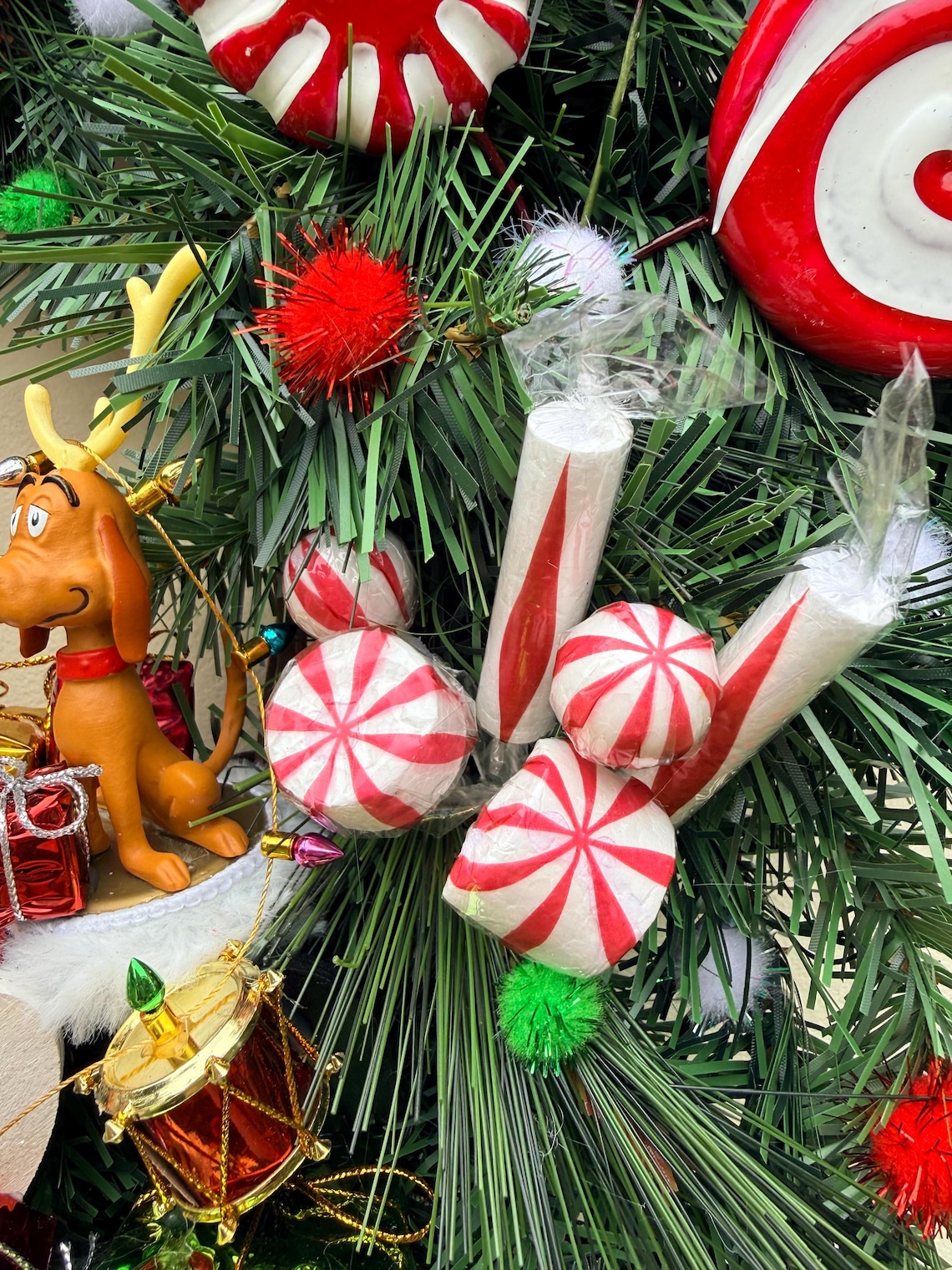 22" Grinch and Sam Christmas Wreath - Etsy