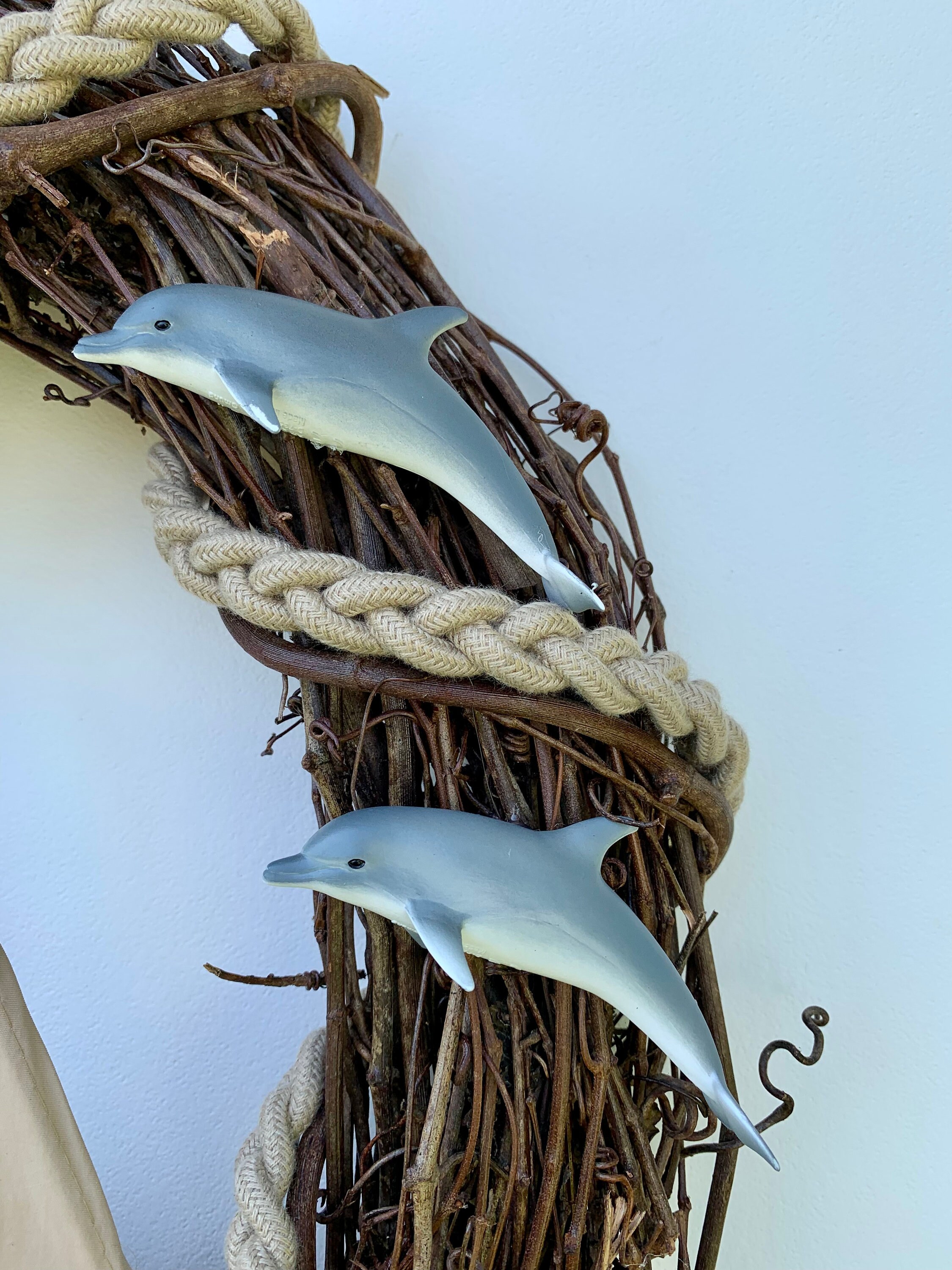 Nautical Wreath, Coastal Wreath, Ocean Wreath, Beach Wreath, Sailboat ...