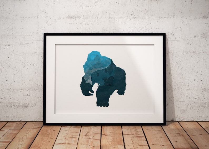 Ark Survival Evolved - the Megapithecus | Digital Silhouette Piece - Etsy