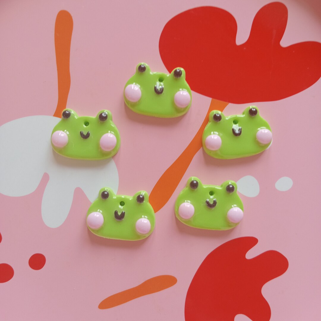 Frog Polymer Clay Charm Pack - Etsy