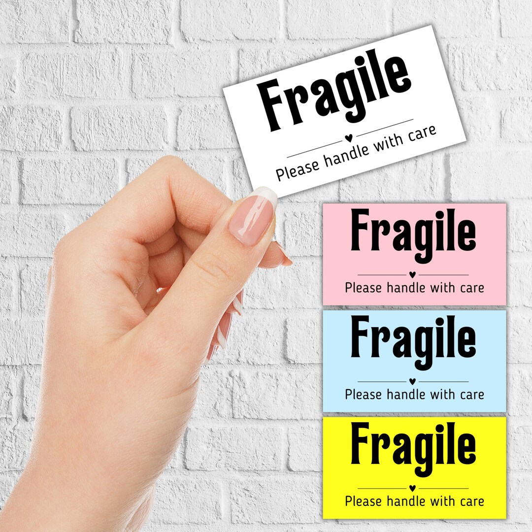 Fragile Labels, Please Handle With Care, Small Business Labels, Thermal ...