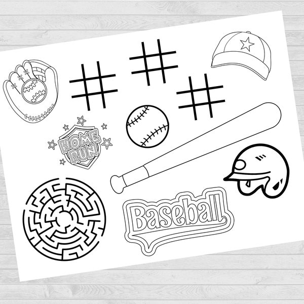 Baseball Placemats - Etsy