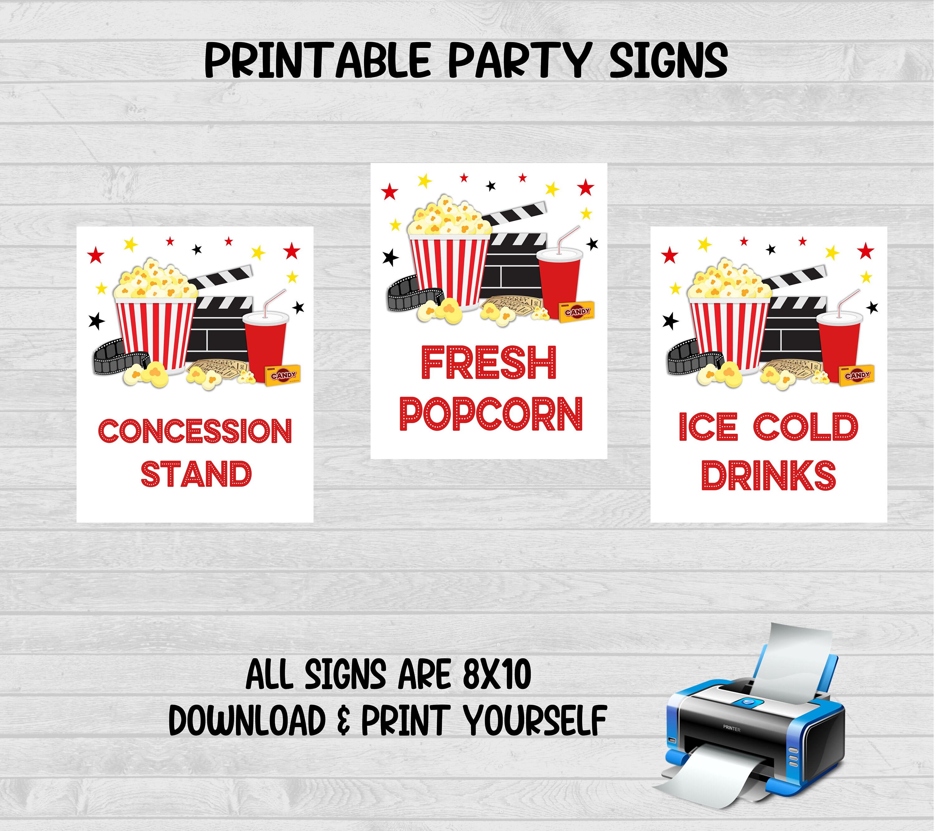 Signs Alien Birthday Party