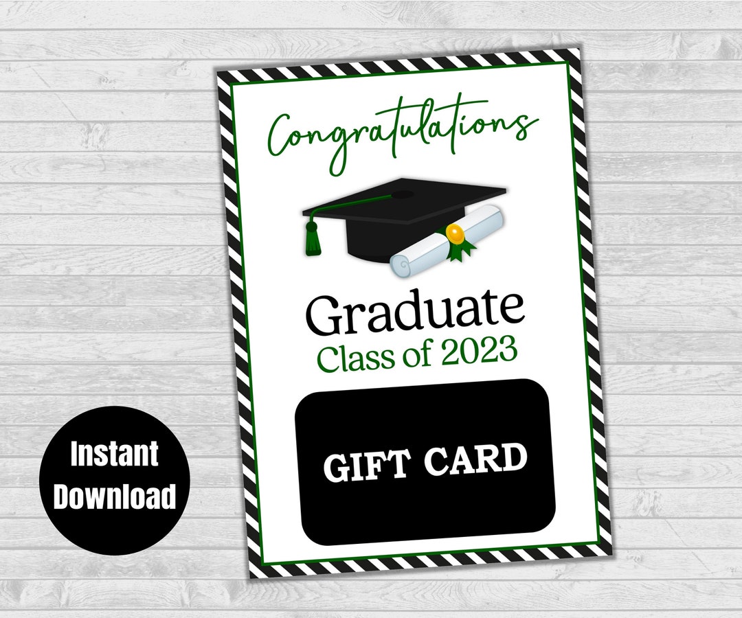 Graduation Gift Card Holder, Graduation Gift Card, Congrats Grad Gift ...