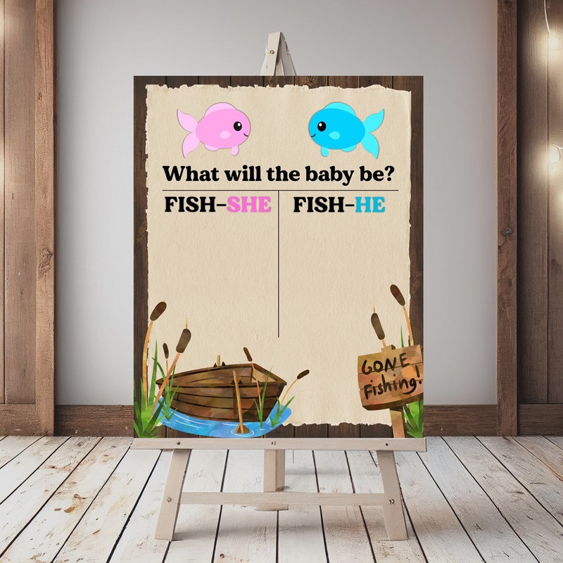Gender Reveal Fishing - Etsy