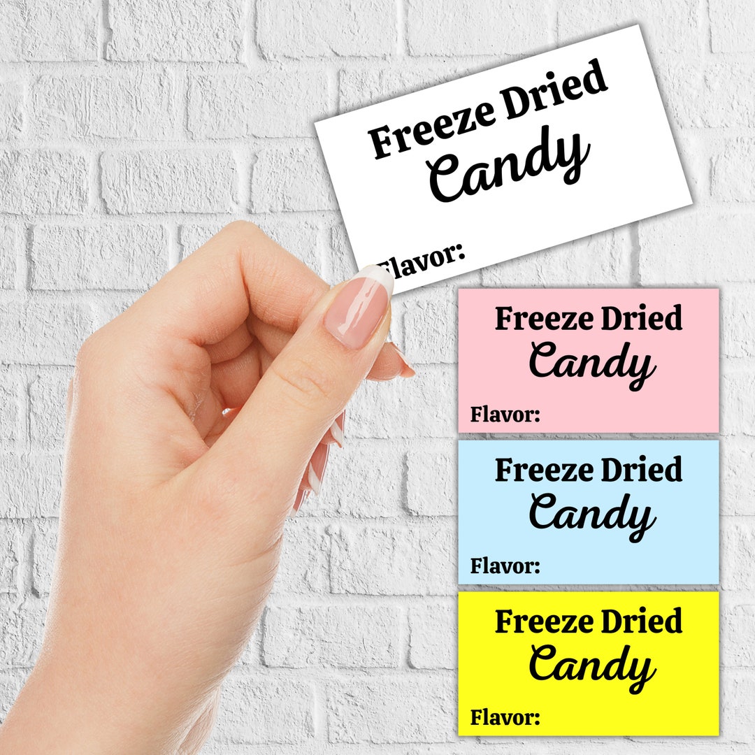 Freeze Dried Candy Labels, Small Business Labels, Thermal Printer Label ...