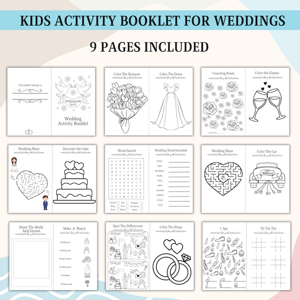 Wedding Coloring Books - Etsy
