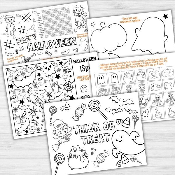 Halloween Placemat - Etsy