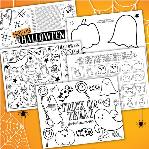 Halloween Placemat - Etsy