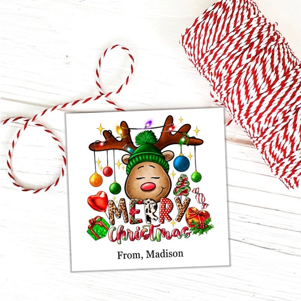 Reindeer Gift Tag - 60+ Gift Ideas for 2024