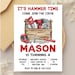 Tool Time Birthday Invitation: Construction Party - Etsy