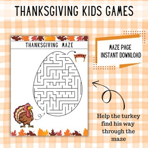 Thanksgiving Activity Sheets, Thanksgiving Coloring Pages, Maze, Word ...