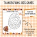 Thanksgiving Activity Sheets, Thanksgiving Coloring Pages, Maze, Word ...
