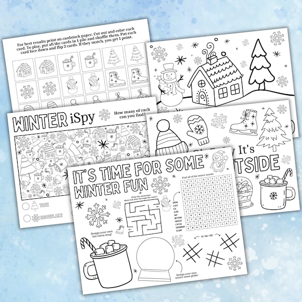 Winter Placemats - Etsy