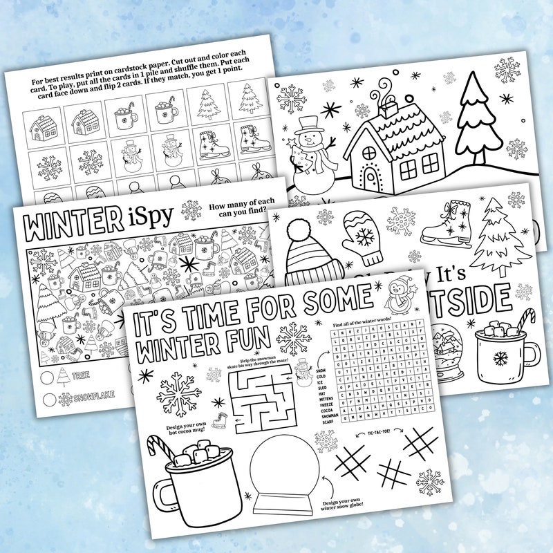 Winter Placemats - Etsy