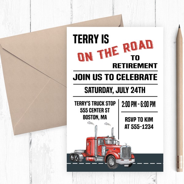 Retirement Invitation - Etsy