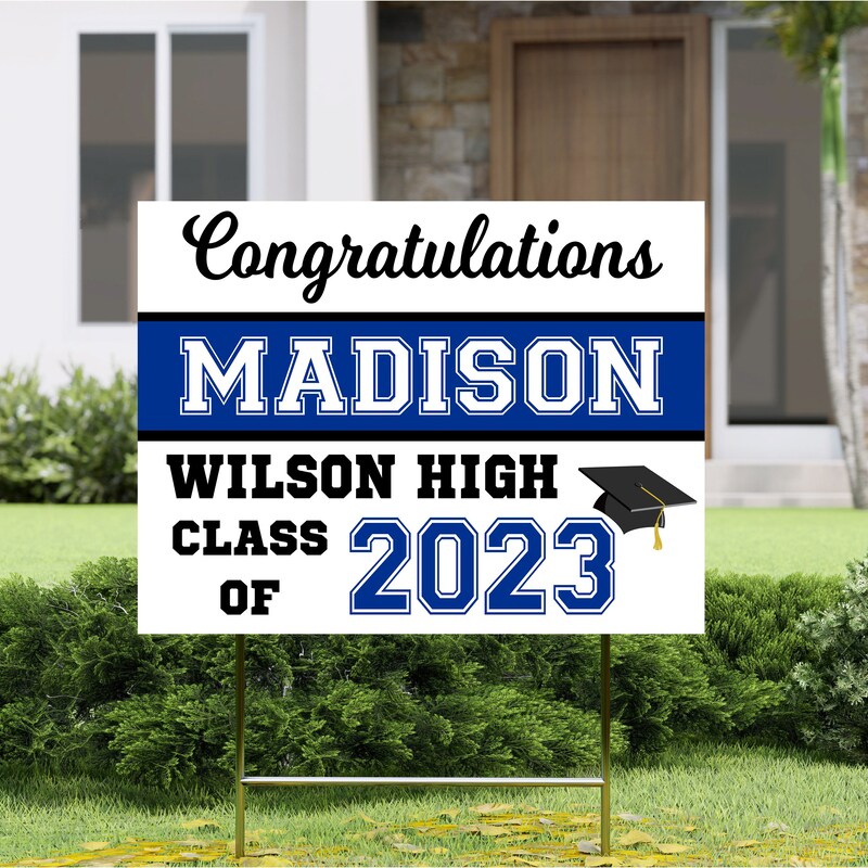Graduation Yard Sign - Etsy