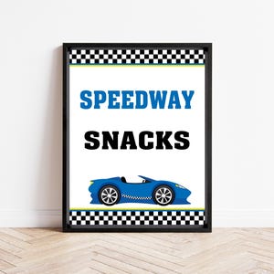 Race Car Party Sign Bundle , Race Car Party Signs, Race Car Party Décor ...