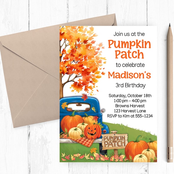 Pumpkin Patch Party - Etsy