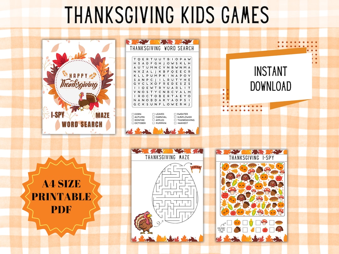 Thanksgiving Activity Sheets, Thanksgiving Coloring Pages, Maze, Word ...
