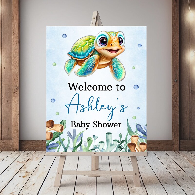 Turtle Baby Shower - Etsy