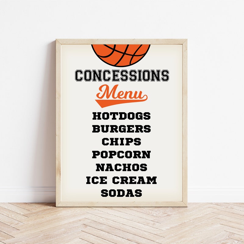 Concession Stand Sign - Etsy